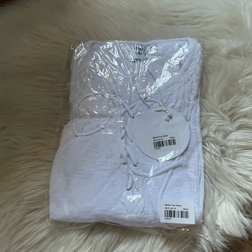 Princess Polly | Tops | Princess Polly White Rachel Top | Poshmark